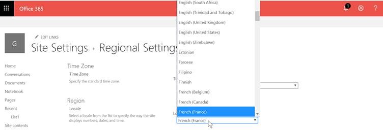 How To Update The Regional Settings Of Sharepoint Office 365 Site Collection Programmatically