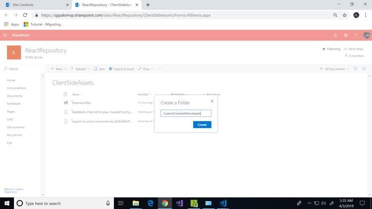 Step By Step Procedure To Create Custom Context Menu In Edit Control Block Using Spfx Extension