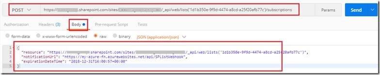 How To Call Azure Function From Sharepoint List Using Webhook