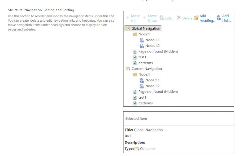 Sharepoint Office 365 Global Navigation And Current Navigation Provisioning Using Pnp Template