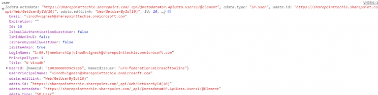 Get Current User Properties Using PNP Js - SharePoint Pals