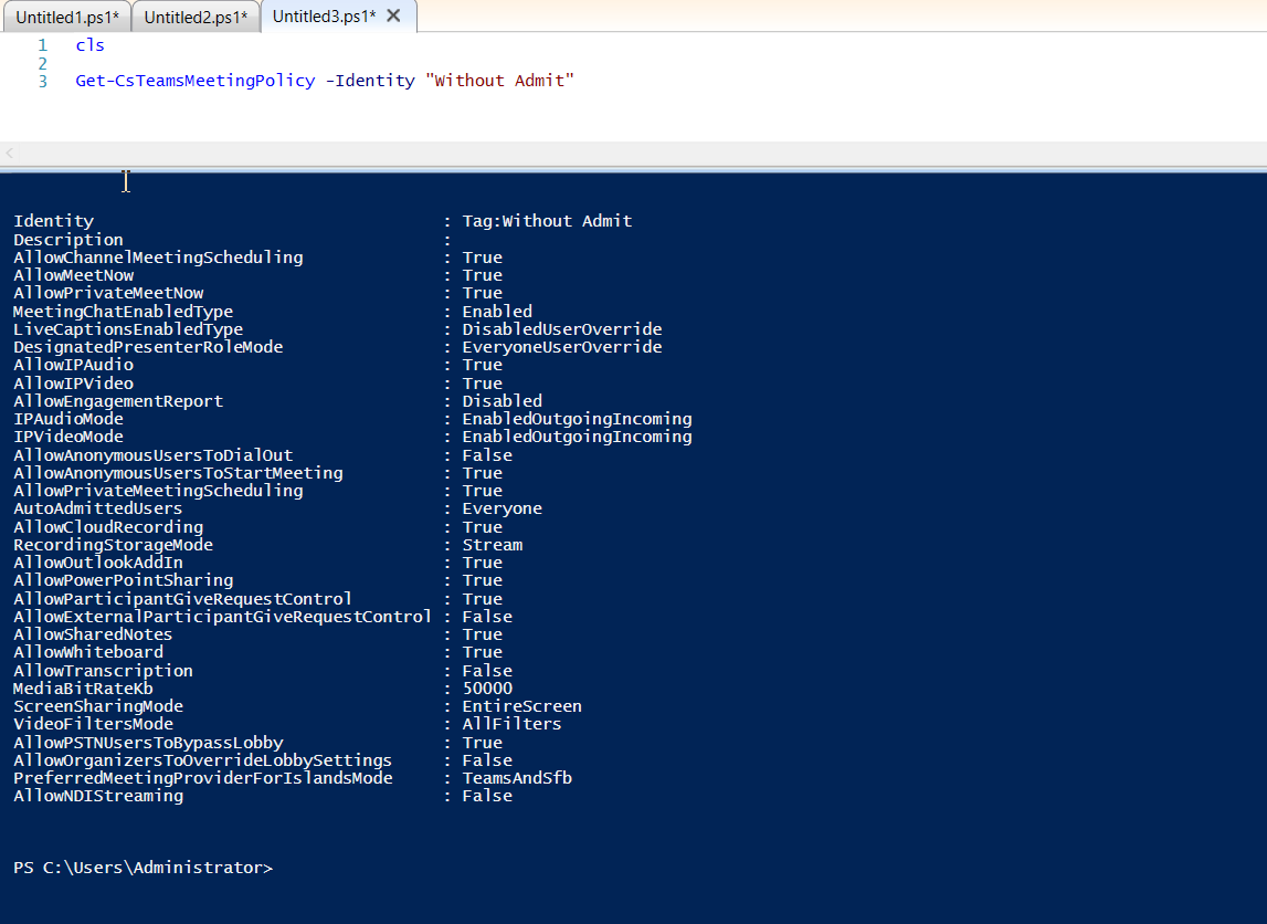 MS Teams: Exception While Executing PowerShell - The specified module ...