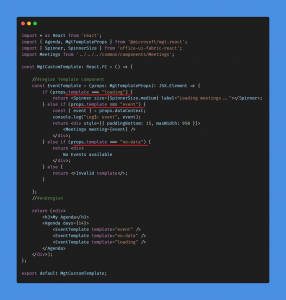 How to add custom template in Microsoft Graph Toolkit in SPFx solution - SharePoint Pals