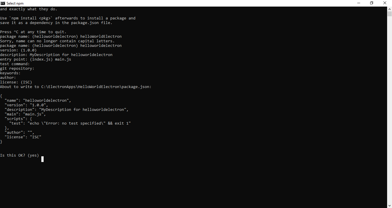 Electronjs Step By Step Procedure To Setup And Create A Hello World App Using Electron Js