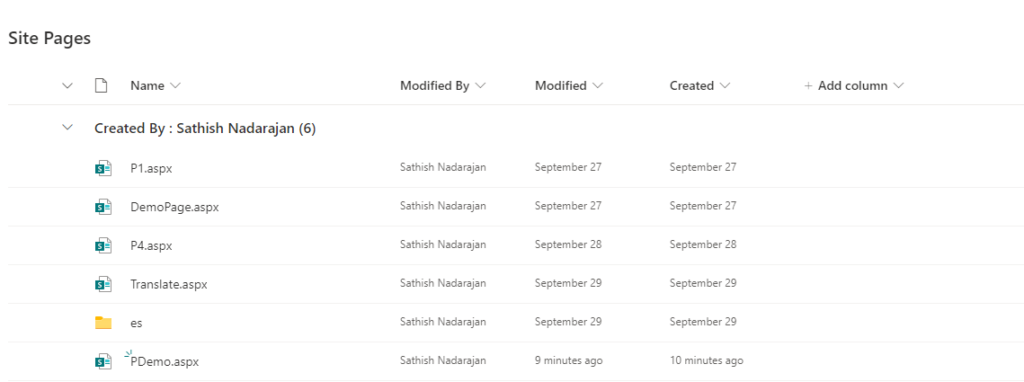 Sharepoint Modern Site Using Multiple Languages And Translate Page Programmatically Using Csom