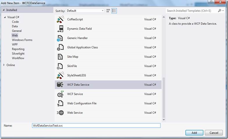 Create Wcf Data Service And Expose The Data Using Odata Protocol Sharepoint Pals